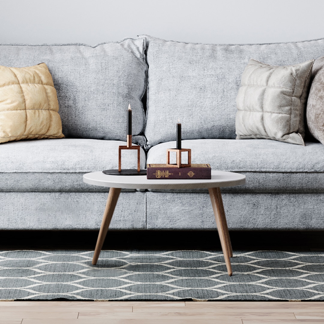 Холна маса ROBEST, кръгла, Бяла, 60см/45см - eMAG.bg