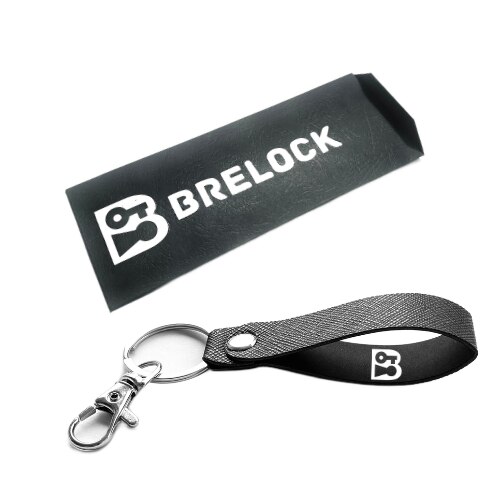 Breloc personalizat, BRELOCK, piele ecologica, 3 x 8 cm, cu text ...