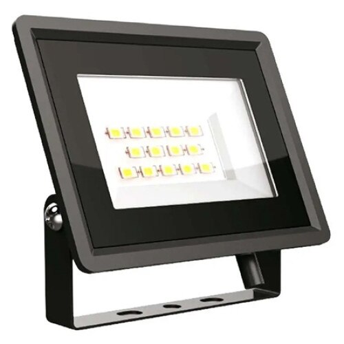 Reflector Led Smd 10w 3000k Ip65 Negru - eMAG.ro