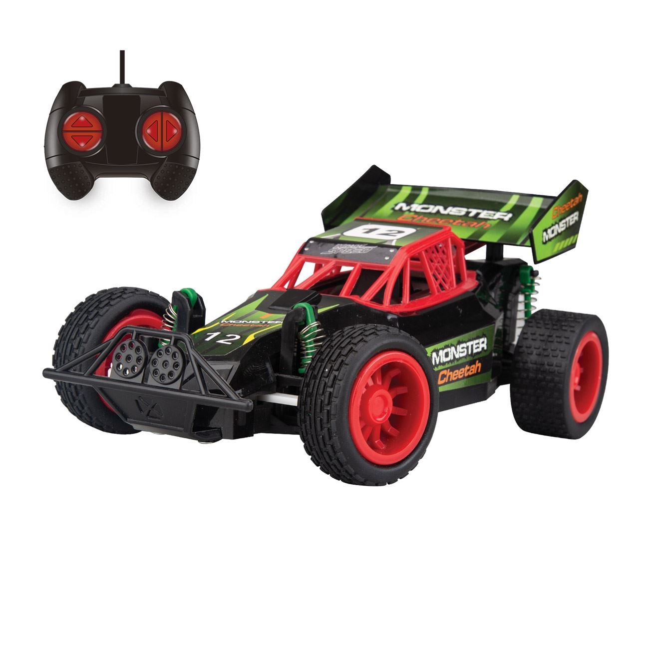 Masina buggy, cu telecomanda, rosie, 30x16x13 cm - eMAG.ro