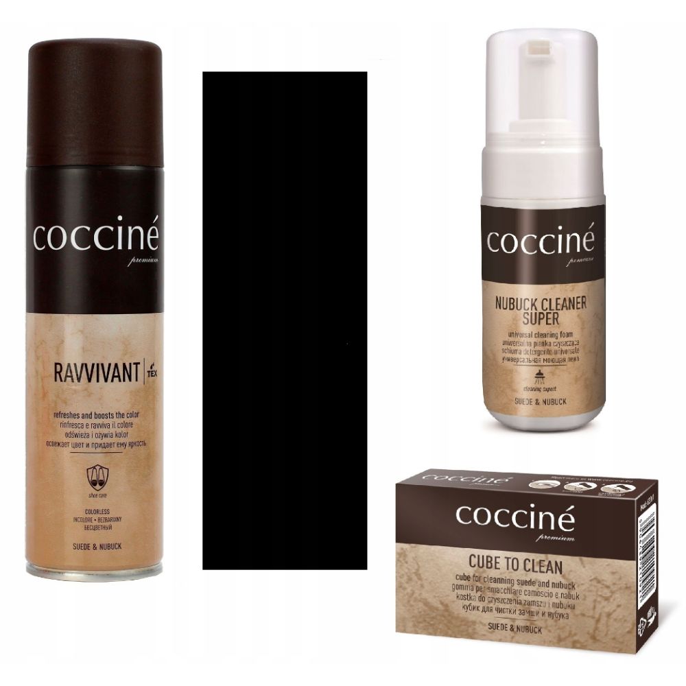 Set intretinere piele intoarsa, Coccine, 100/250ml, Negru 02 - eMAG.ro