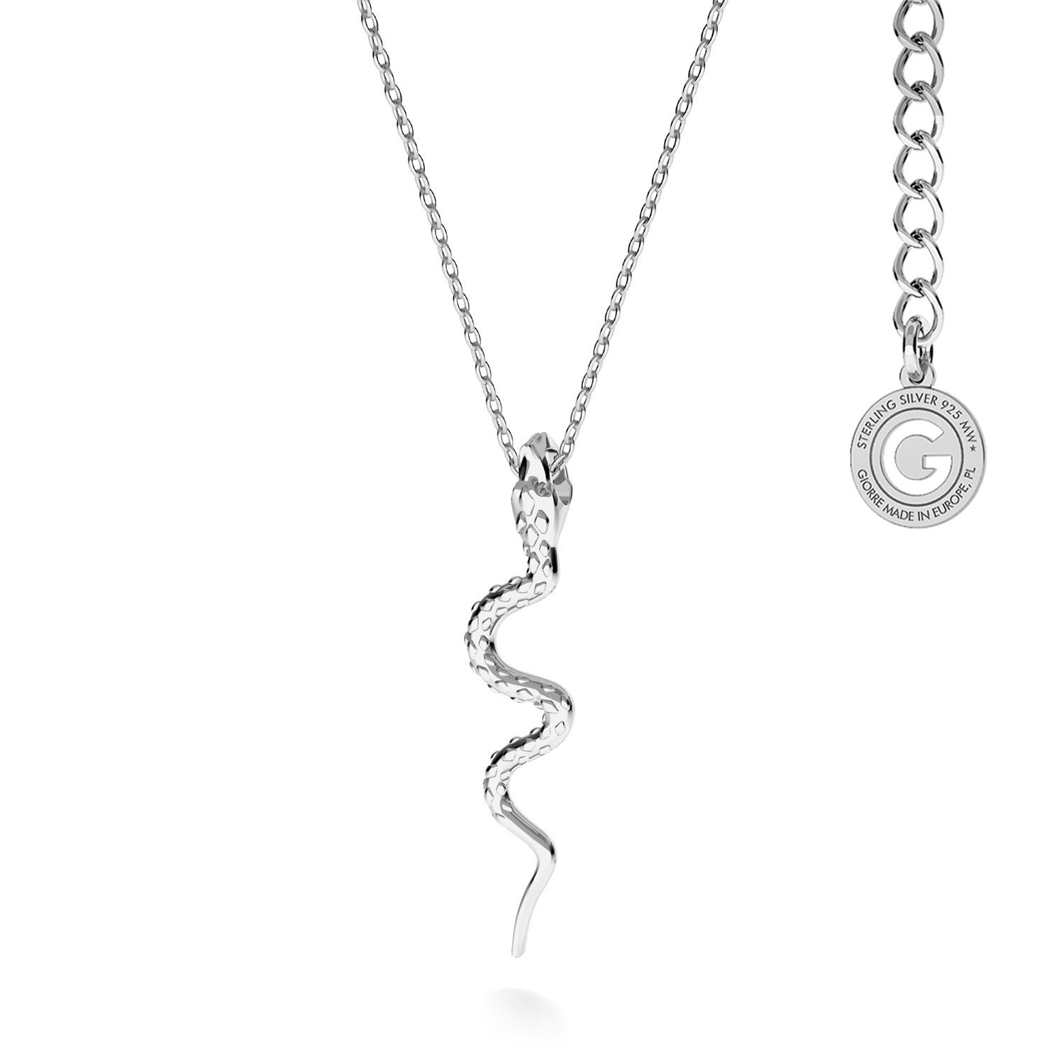 Colier cu sarpe, GIORRE, Argint 925, Argintiu - eMAG.ro