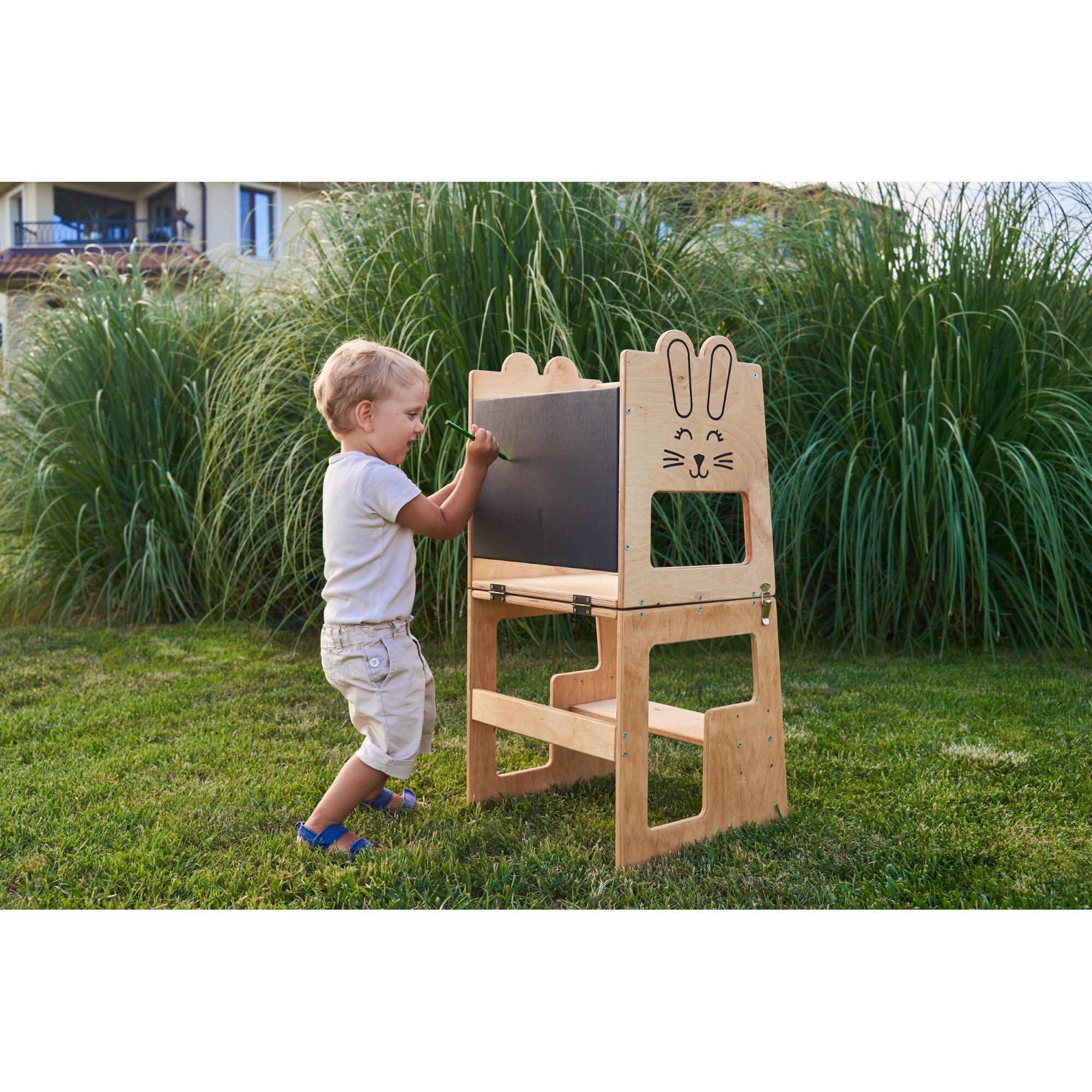 Turn de invatare pentru copii Bunny, Learning Tower, Multifunctional ...