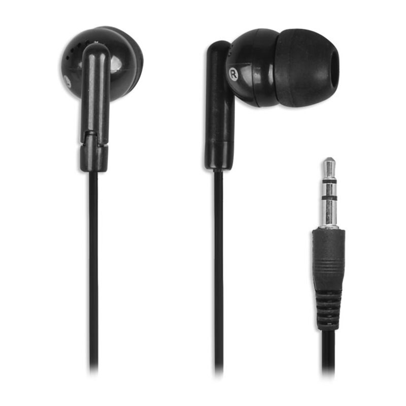 Casti in ear cu fir, Sonora, Jack 3.5 mm, Cablu 6 m, Negru - eMAG.ro