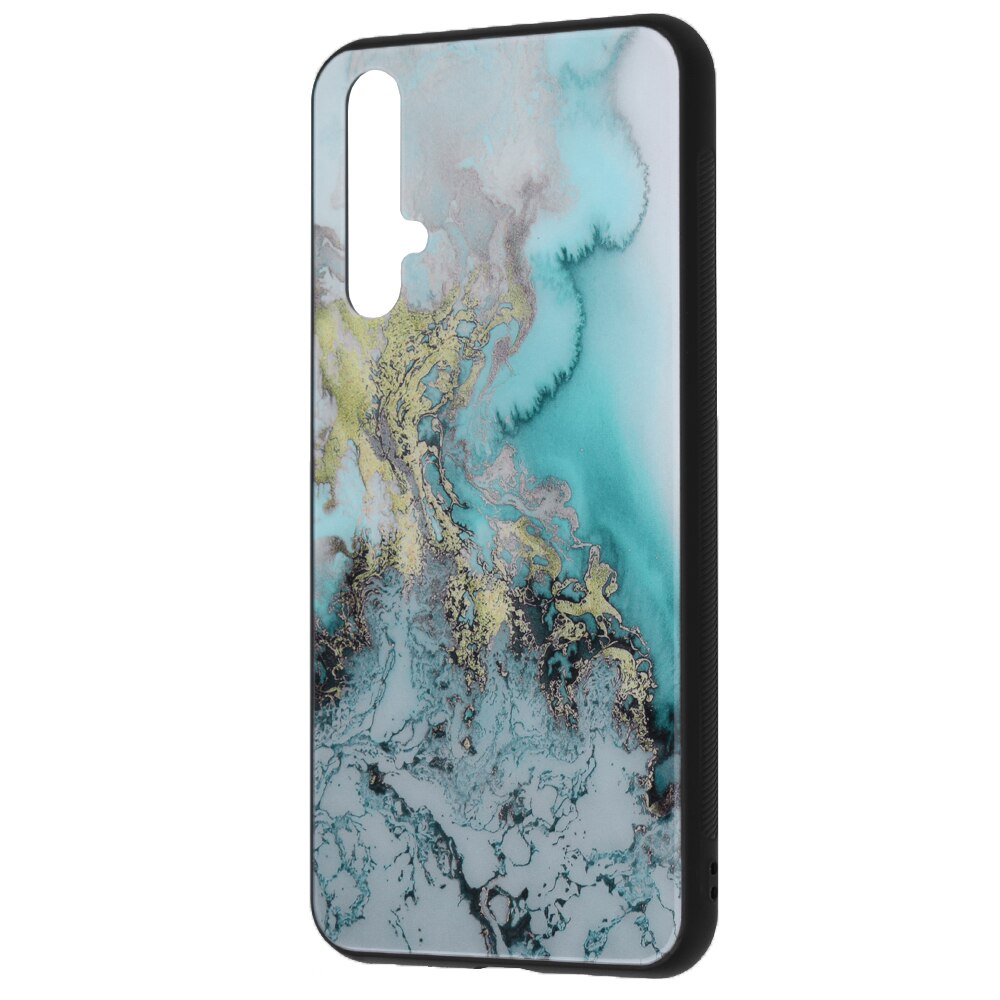 Кейс за Huawei Nova 5T, Honor 20 - Techsuit Glaze Series - Ocean Blue ...