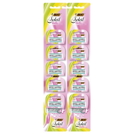 Set 10 aparate de ras Bic, 4 lame, Multicolor - eMAG.ro