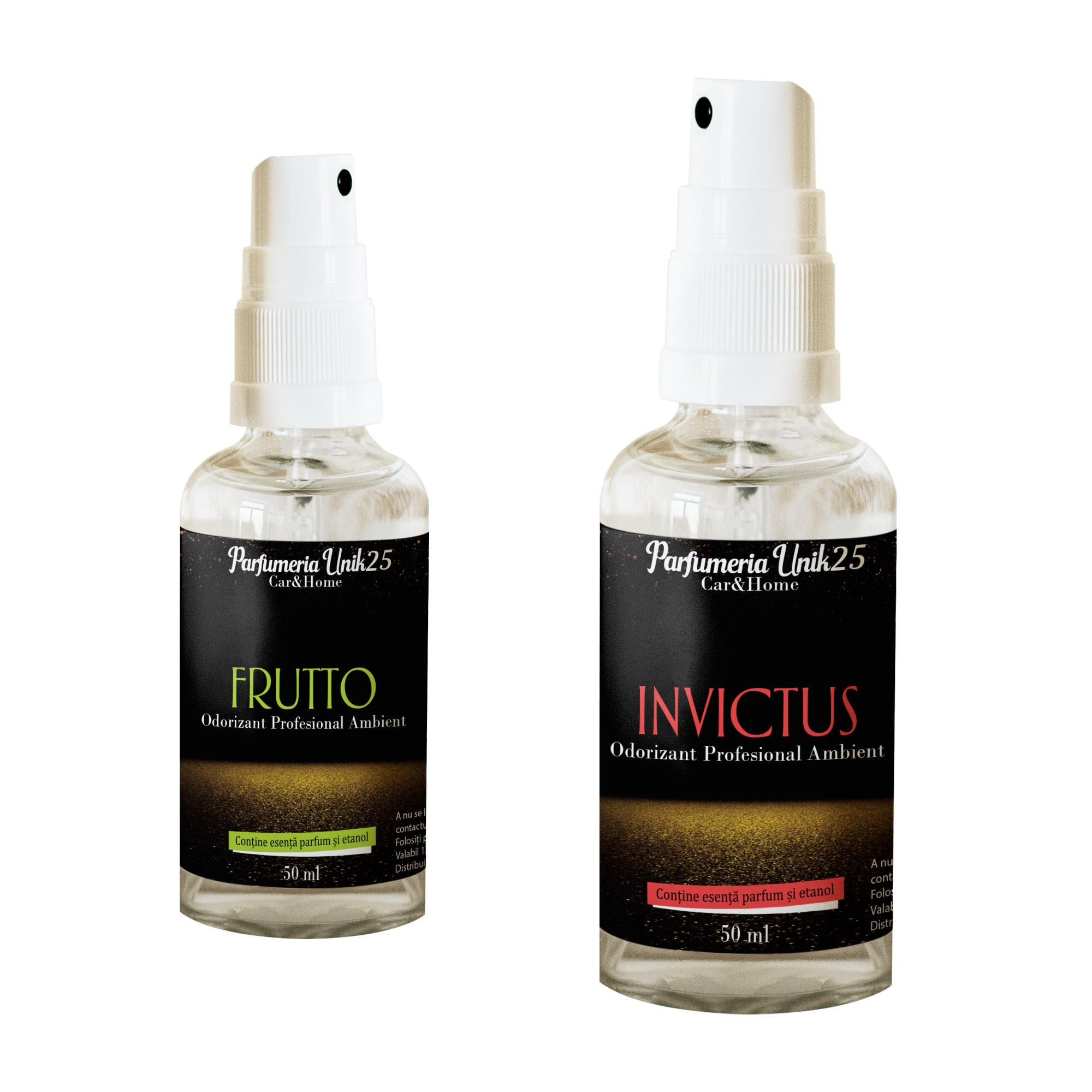 Set 2 Odorizante auto si camera, Invictus, Frutto 50 ml - eMAG.ro