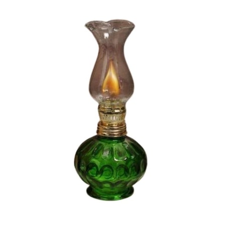 Mini Lampa cu gaz Vivatechnix Kutulu TR-1012V, inaltime 20 cm, Verde ...