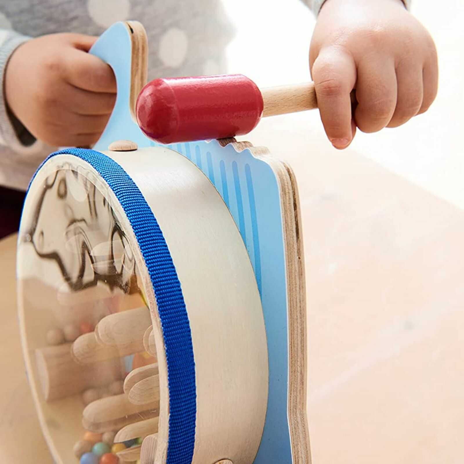 Toba din lemn, forma Peste, jucarie pentru copii - eMAG.ro