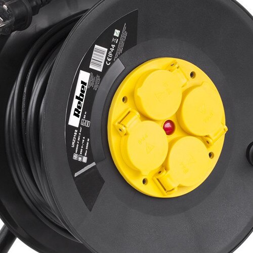 Extension Drum 4 Sockets 50m Ip44 Rebel - eMAG.hu