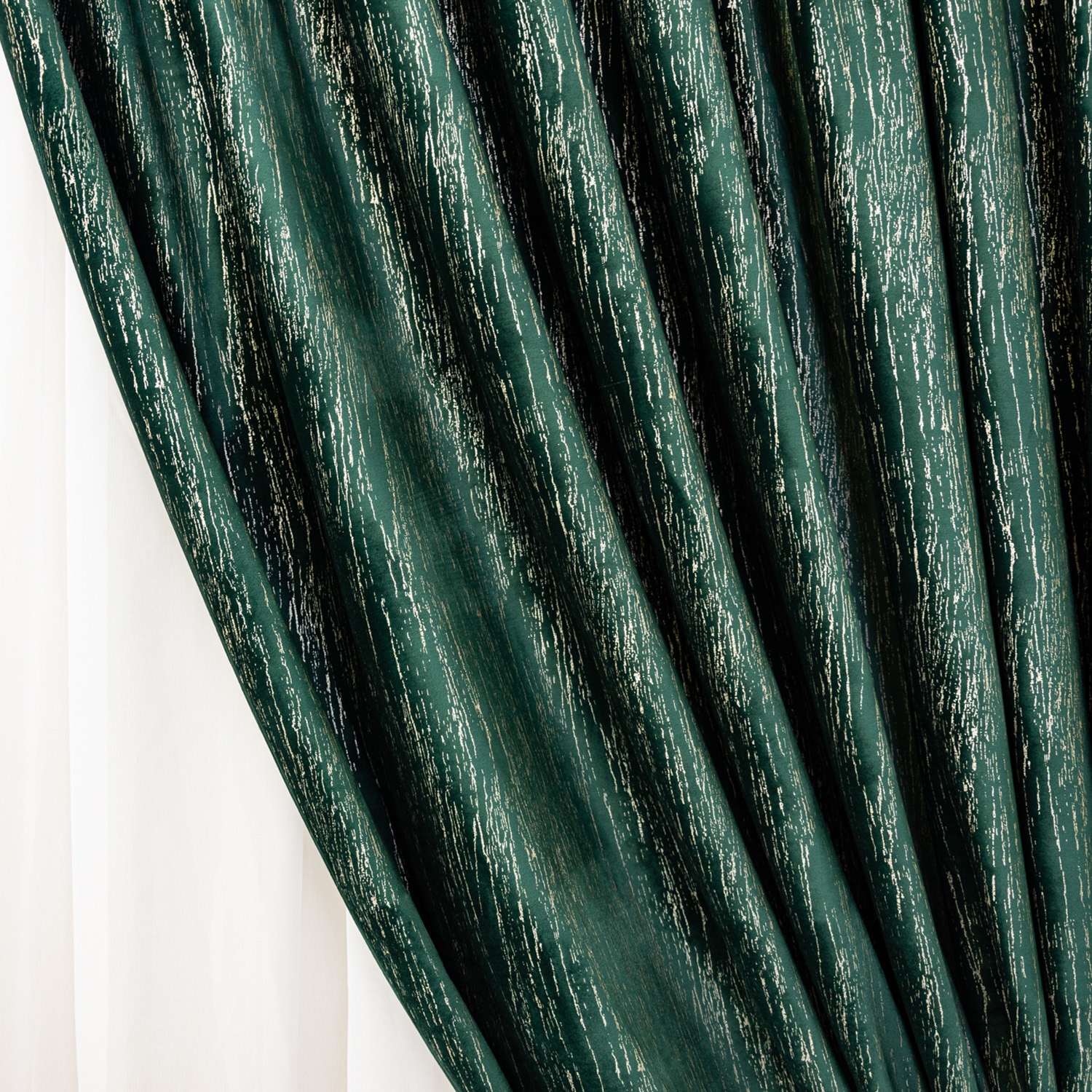 Set 3 piese Hiko, doua draperii 2x140x245cm Comfy New Imperial catifea ...