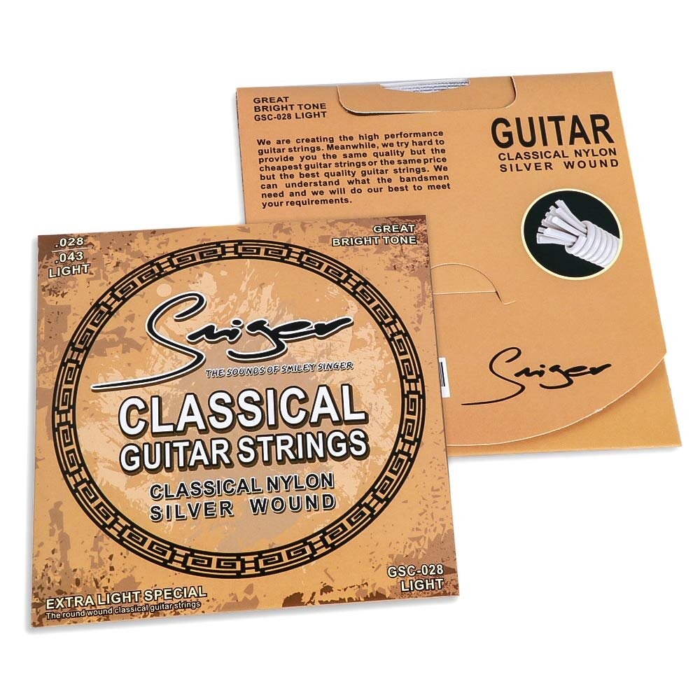Corzi de chitara clasica Smiger 0.71-1.09 mm grosime - eMAG.ro