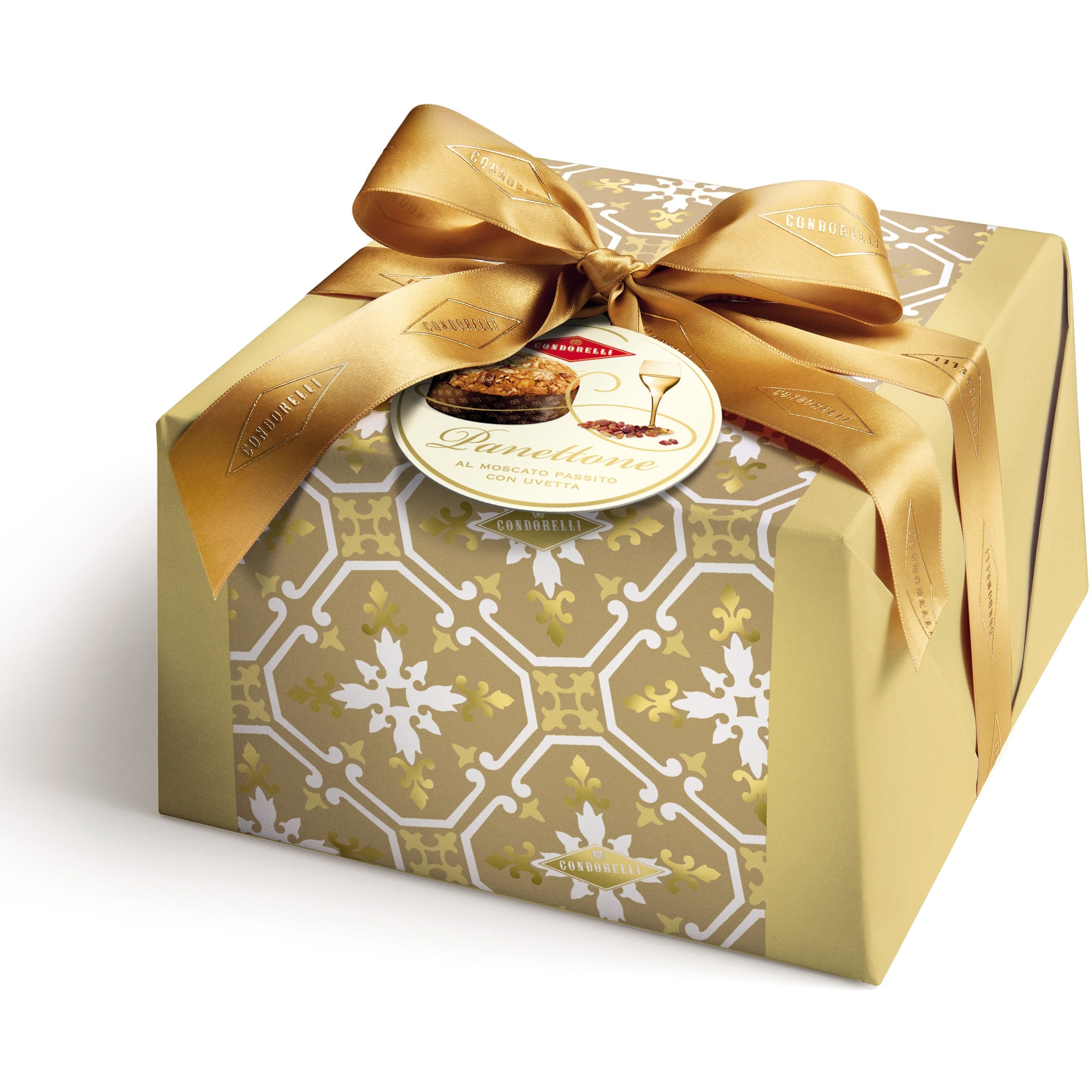 Panettone CONDORELLI Al Moscato Passito glazurat cu alune si migdale ...