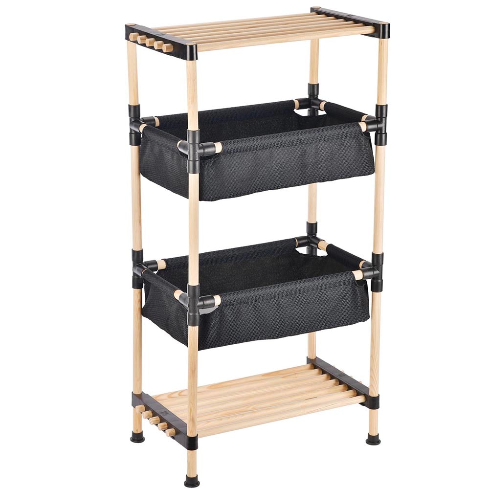 Raft modular universal, Quasar & Co.®, etajera cu 2 polite si 2 ...