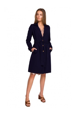 Trenci dama, Style, Poliester/Vascoza, Bleumarin, XL - eMAG.ro