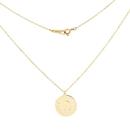 Lant aur 14k, cu banut soare decupat - eMAG.ro