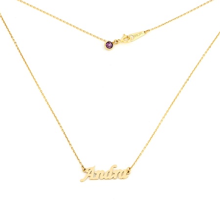 Lant cu nume Andra, aur 14k - eMAG.ro