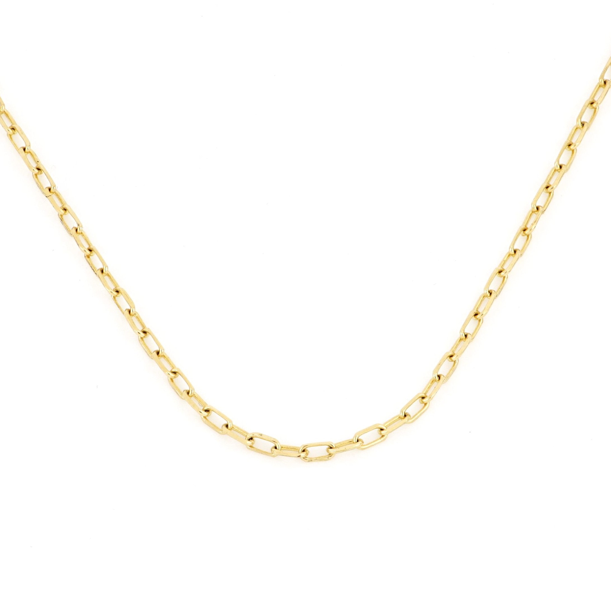 Lant aur 14k, cu zale dreptunghiulare model ch11 - eMAG.ro