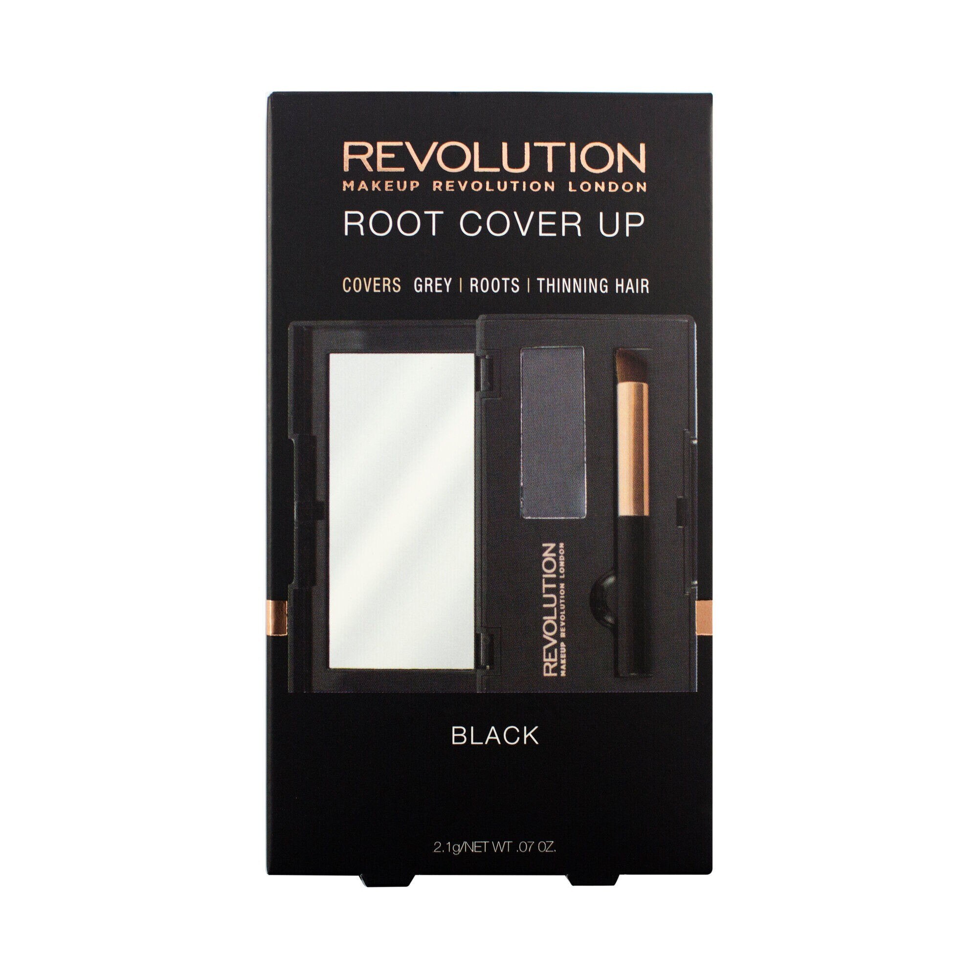 Revolution Root Cover Up коригираща пудра за корени черна Emag Bg