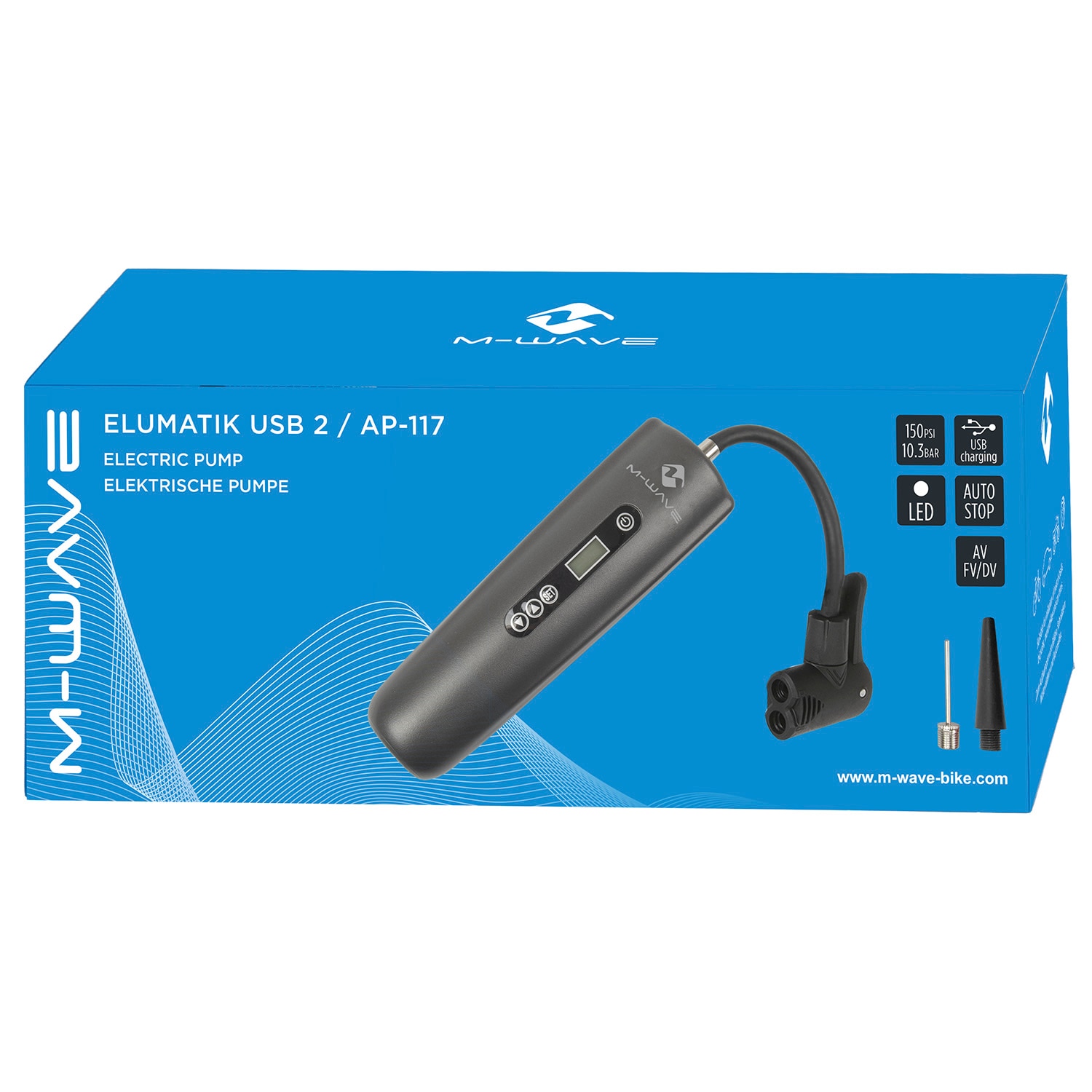 Pompa Electrica M-WAVE Elumatik USB 2 / AP- 117 - eMAG.ro