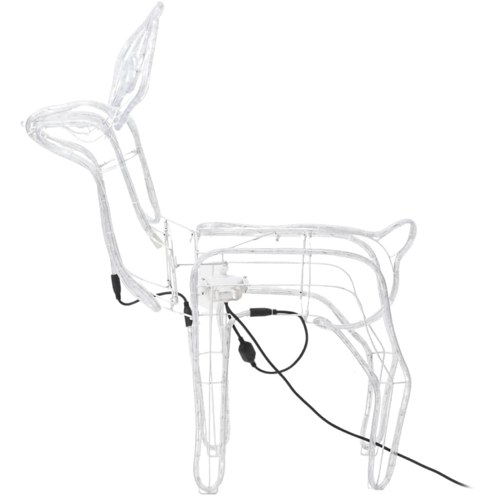 Ren mare luminos cu leduri luminoase cu cap mobil XXL culoare calda ...