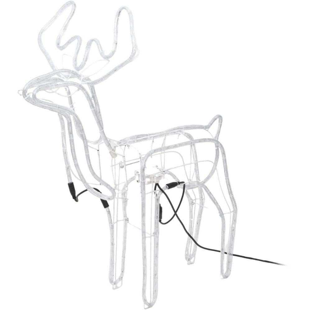 Ren mare luminos cu leduri luminoase cu cap mobil XXL culoare calda ...