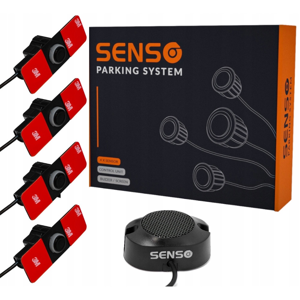 Set de 4 senzori de parcare auto, Senso, model SE-060, 16.5mm - eMAG.ro