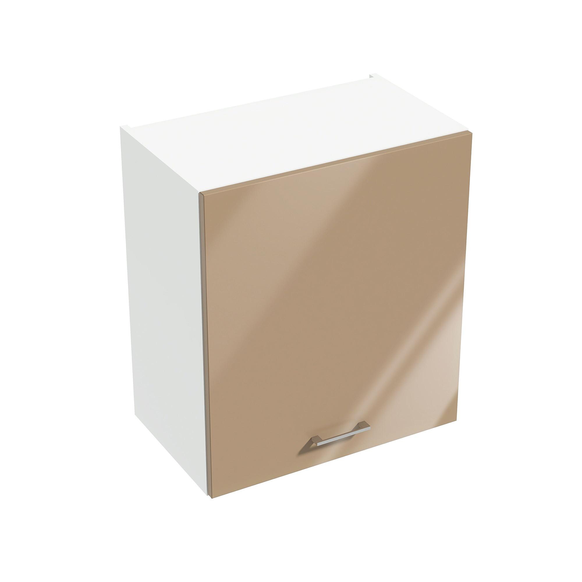 Corp de hota 1 usa CHARM 60x72x37, Fronturi MDF Lucios Capucino, Manere ...