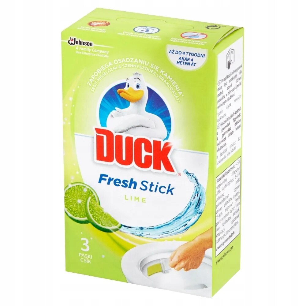 3x Odorizant toaleta Fresh Stick, Duck, Lime - eMAG.ro