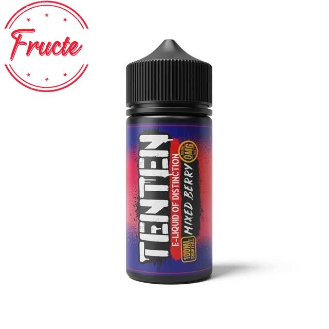 Lichid Tigara Electronica Tenten - Mixed berry, 100ml, 0mg/ml - eMAG.ro