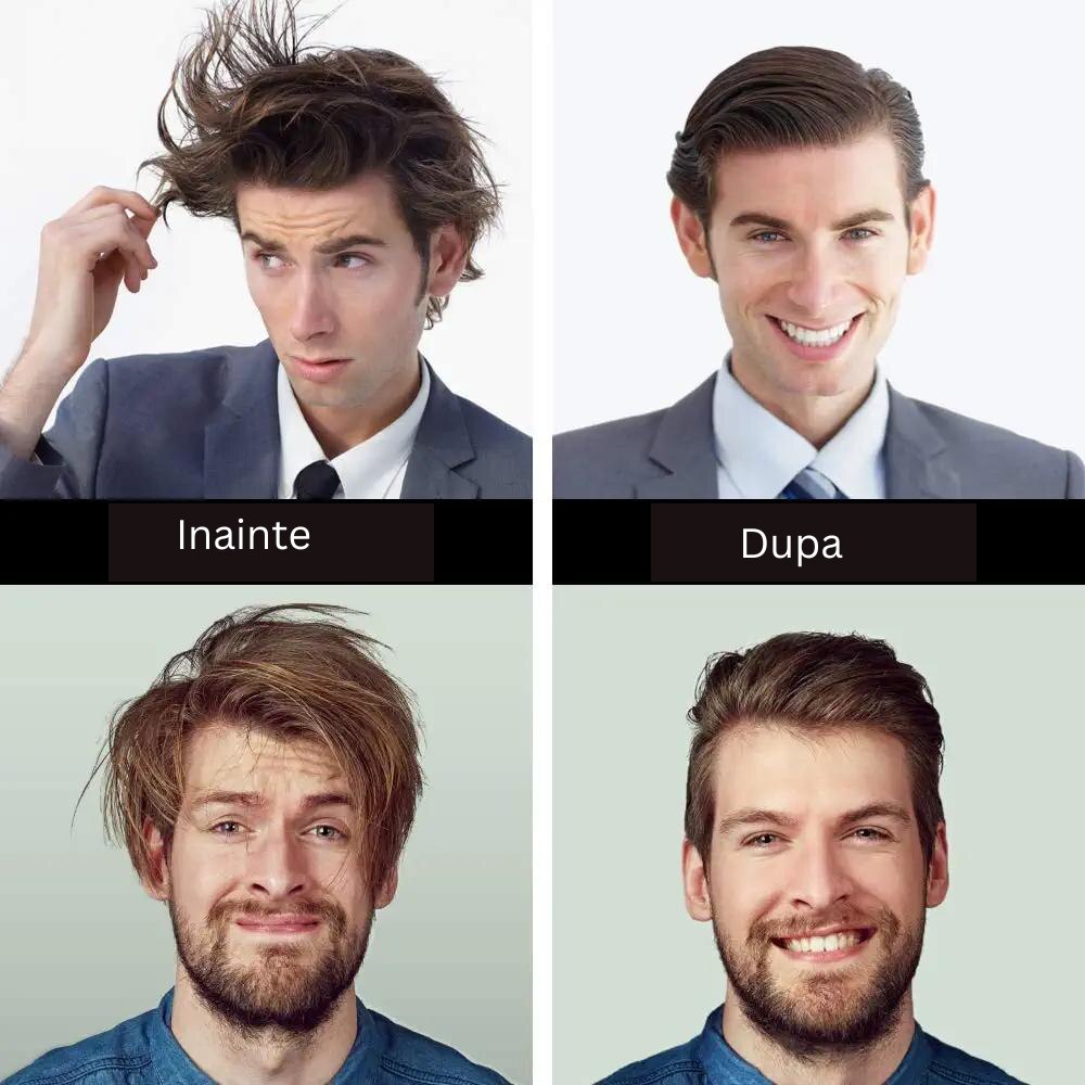 Mini placa 2in1 pentru indreptat parul si barba barbati, 10 W, culoarea ...