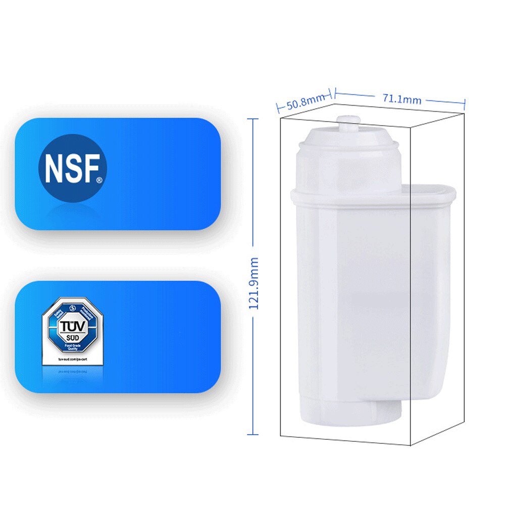 Set 4 Filtru de apa pentreu espressor, YWX, carbune activ, CMF004 ...