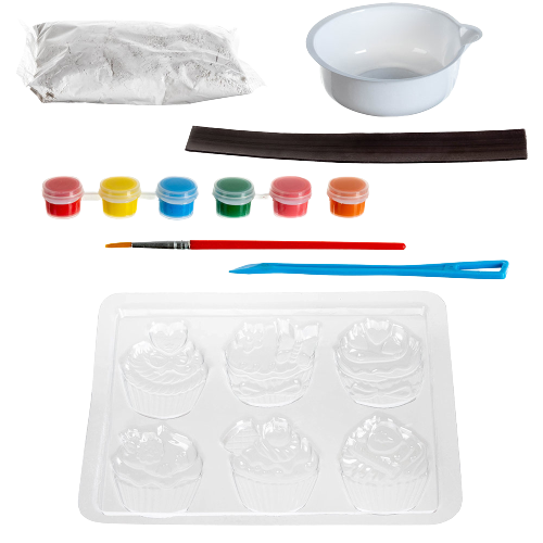 Set de pictat si creat magneti, Cupcake, 6 forme diferite - eMAG.ro