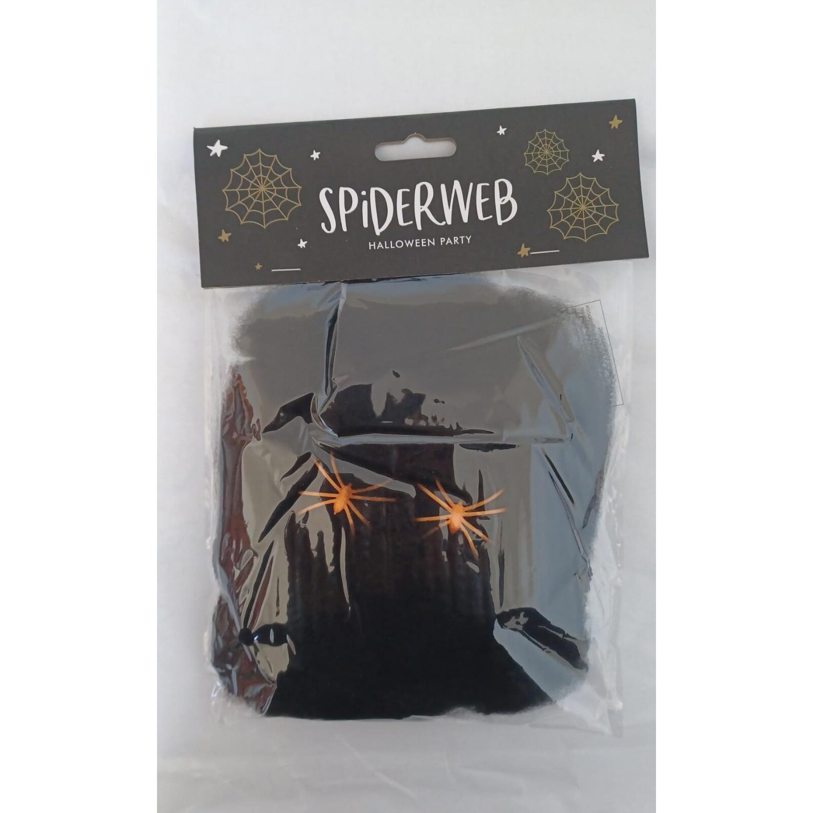Panza de paianjen Halloween, negru, 60 gr - eMAG.ro