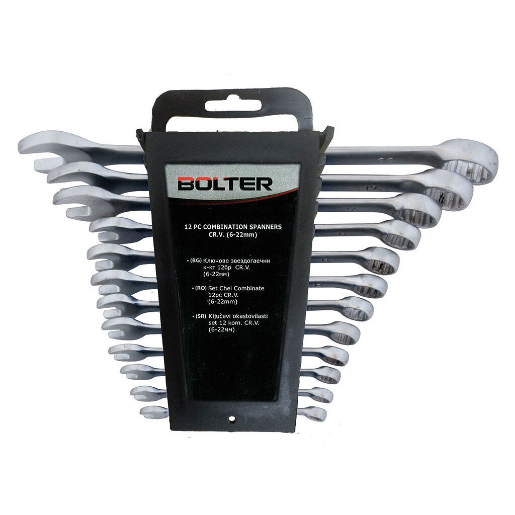 Set chei fixe, mate combinate Crom - Vanadium, Bolter LT14735, 12 ...