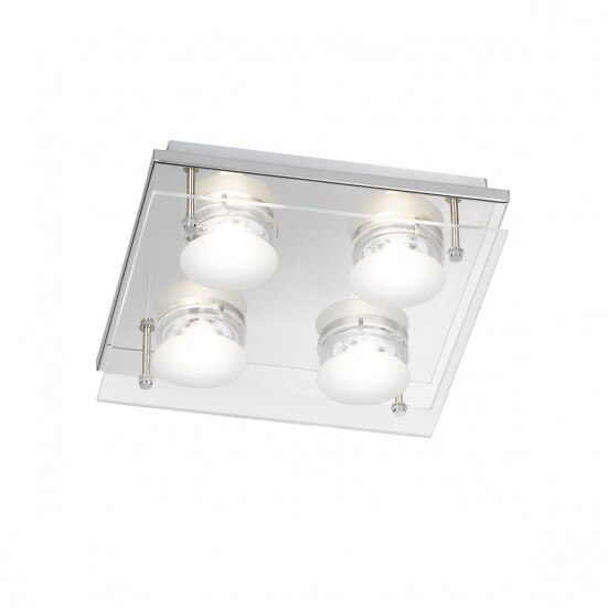 Plafoniera Wofi Envy 4x LED 5,5W, 380 Lumen, 3000 Kelvin, incl. - eMAG.ro