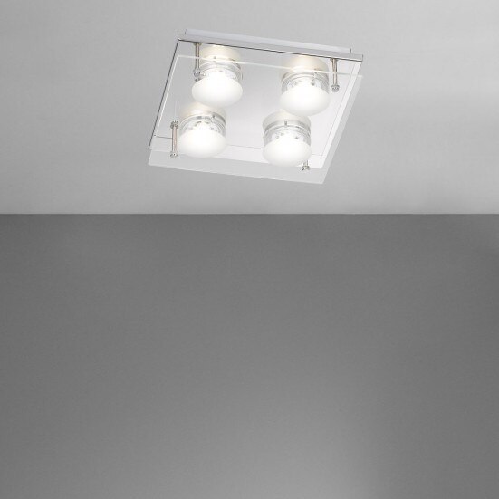 Plafoniera Wofi Envy 4x LED 5,5W, 380 Lumen, 3000 Kelvin, incl. - eMAG.ro