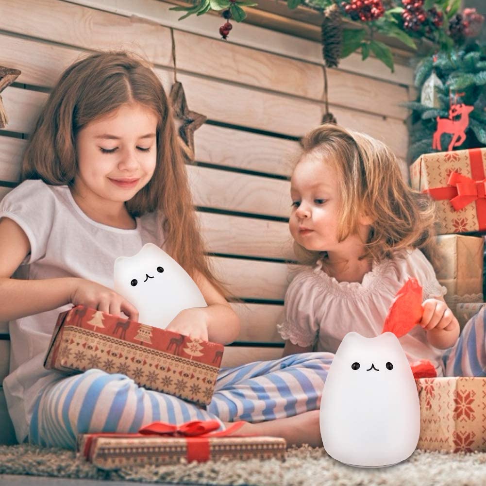 Lampa de veghe pentru copii cu telecomanda, LED, senzor tactil touch ...