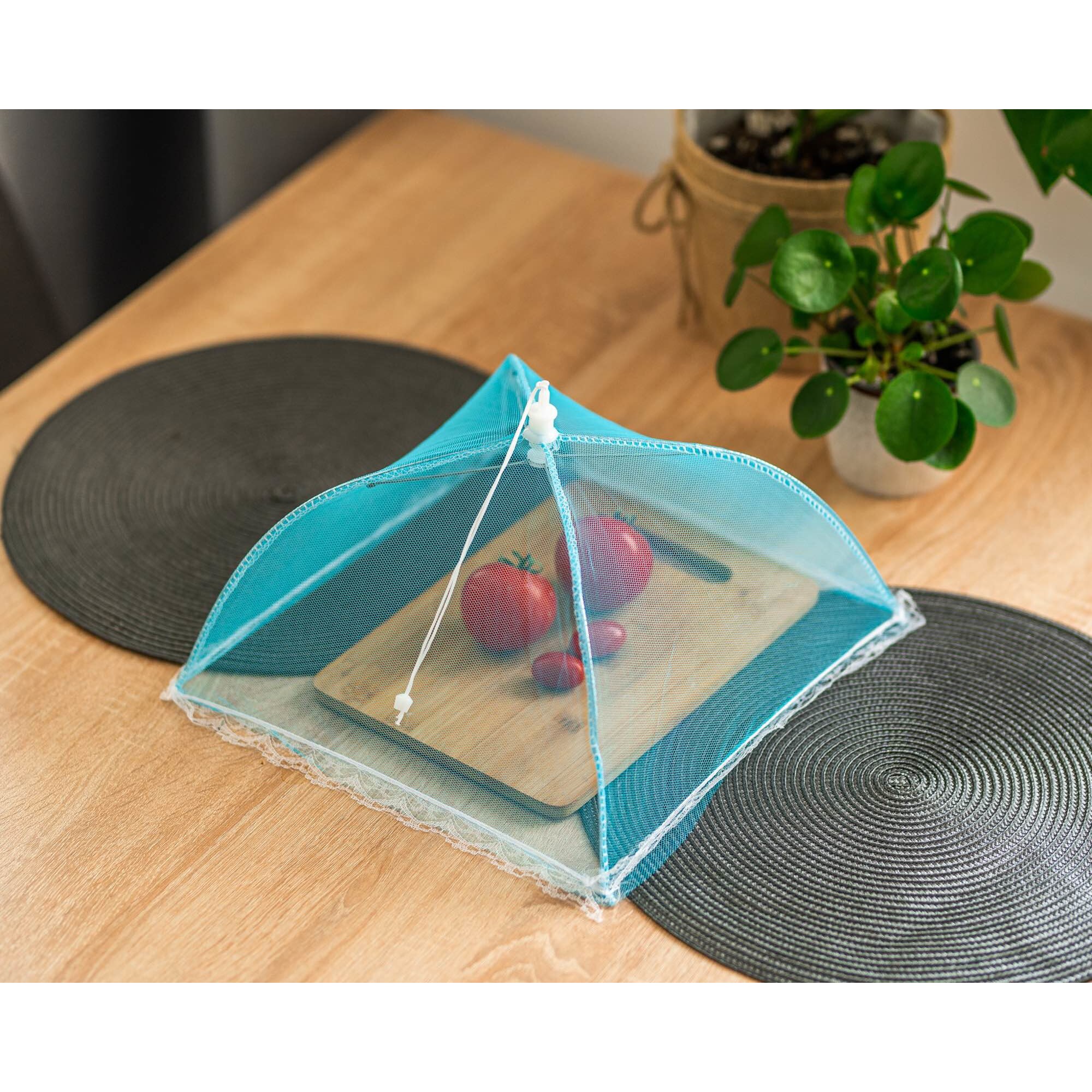Capac de protectie alimentar anti-insecte, Plastic/Poliester, 30x30 cm ...