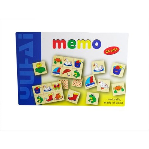 Joc educativ de memorie si asociere imagini, Memo, 24 piese - eMAG.ro