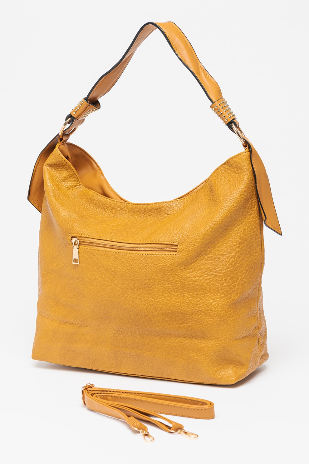 Francesca Rossi, Műbőr válltáska, Okkersárga - eMAG.hu