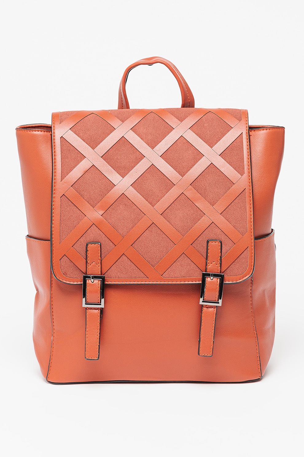 Francesca Rossi, Раница от еко кожа, Изгорен портокал - eMAG.bg