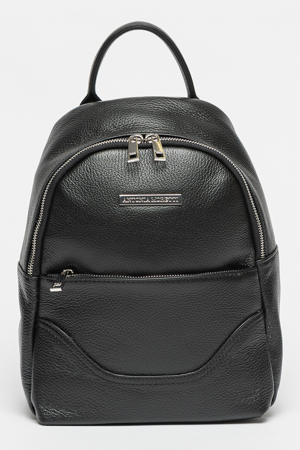 Antonia Moretti, Кожена раница с релефен ефект, Черен - eMAG.bg