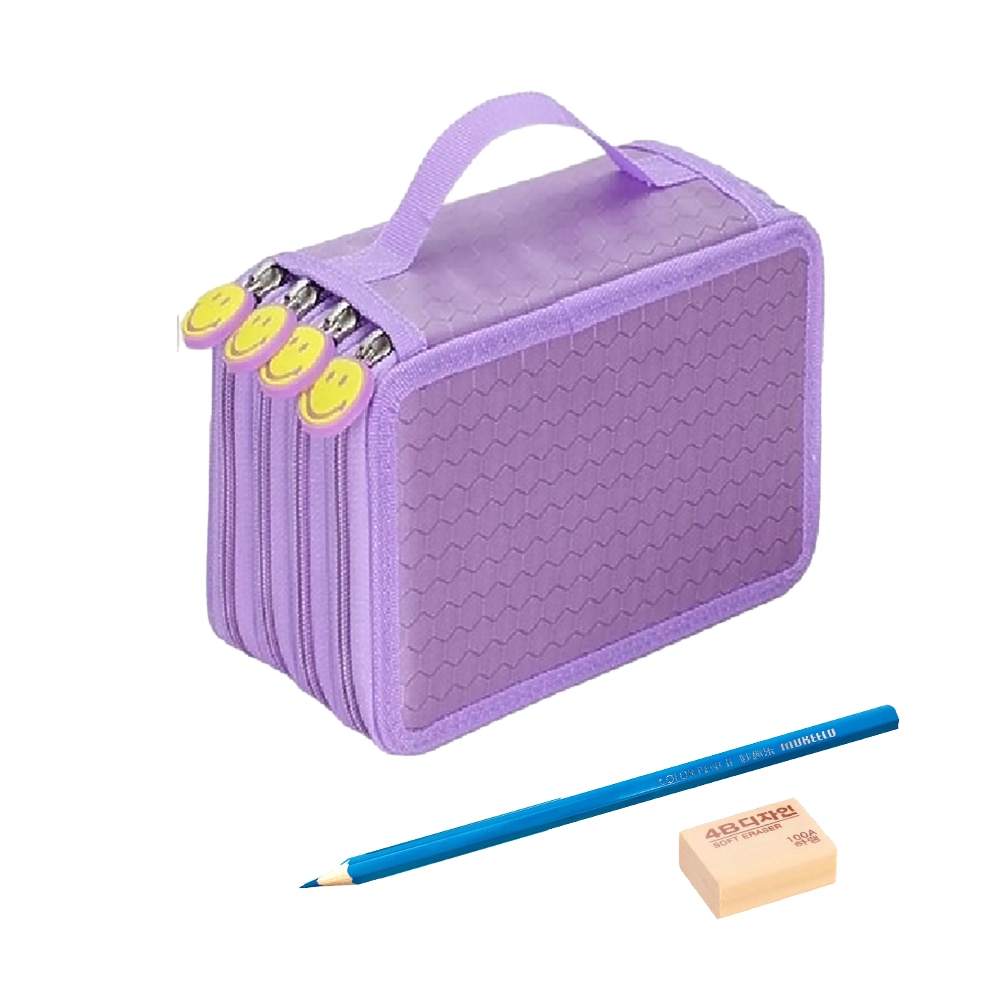 Penar copii, LPAILON, Poliester, 20x12.5x8 cm, Mov Butterfly - eMAG.ro