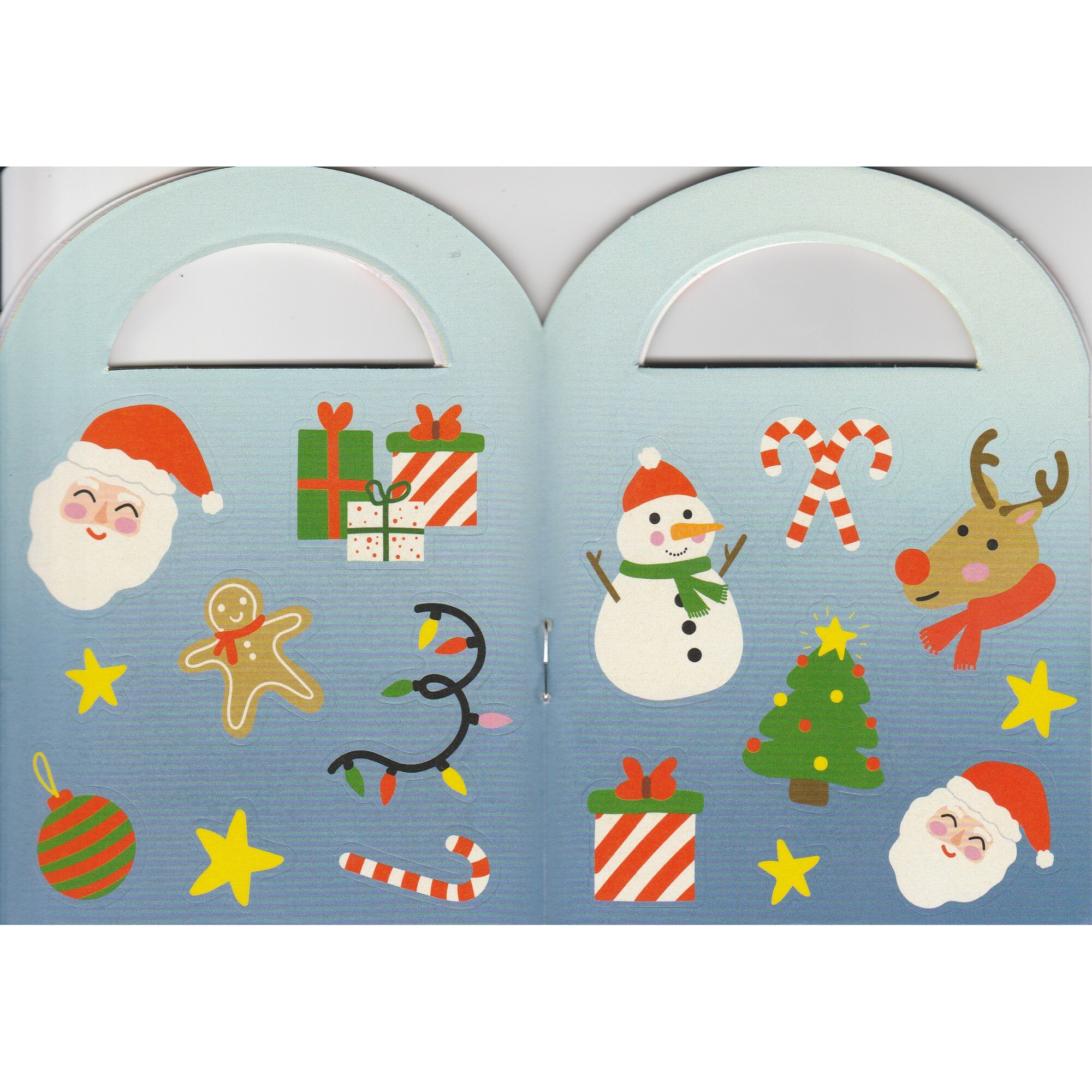 Коледна книжка за оцветяване със стикери 9 5cmx13cm Emag Bg
