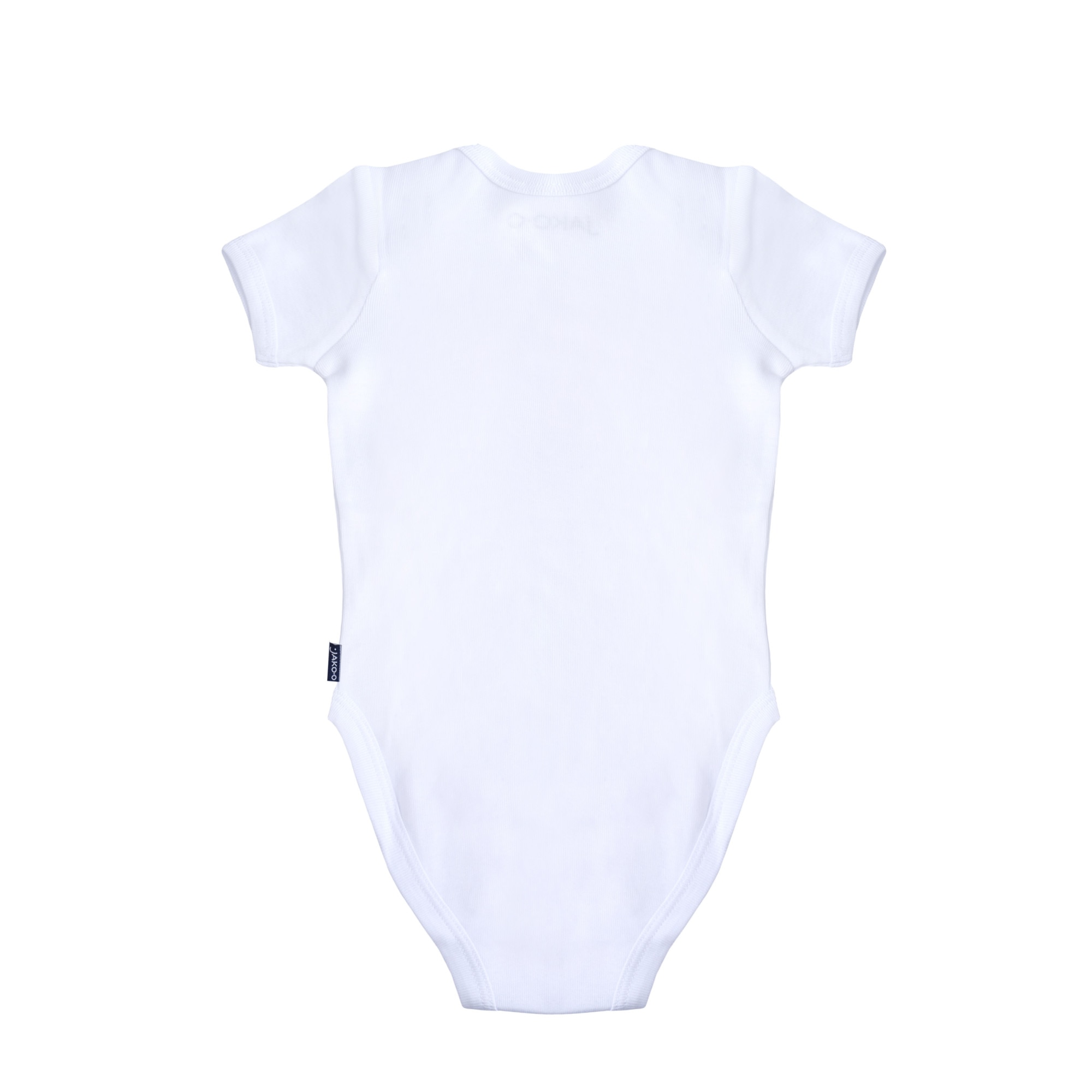 Body bebe alb cu maneca scurta, model cu broscuta Nr 68-74 - eMAG.ro
