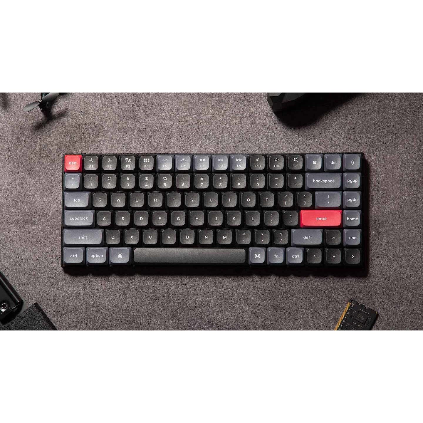 Механична клавиатура, нисък профил, персонализирана Keychron S1 QMK LED ...