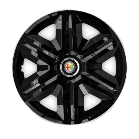 Комплект от 4 капачки за джанти Hubcaps fast black R14 за автомобилната ...