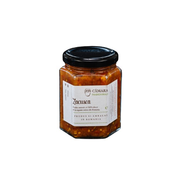 Zacusca naturala de Vinete, Ferma din Curte, 280 g - eMAG.ro