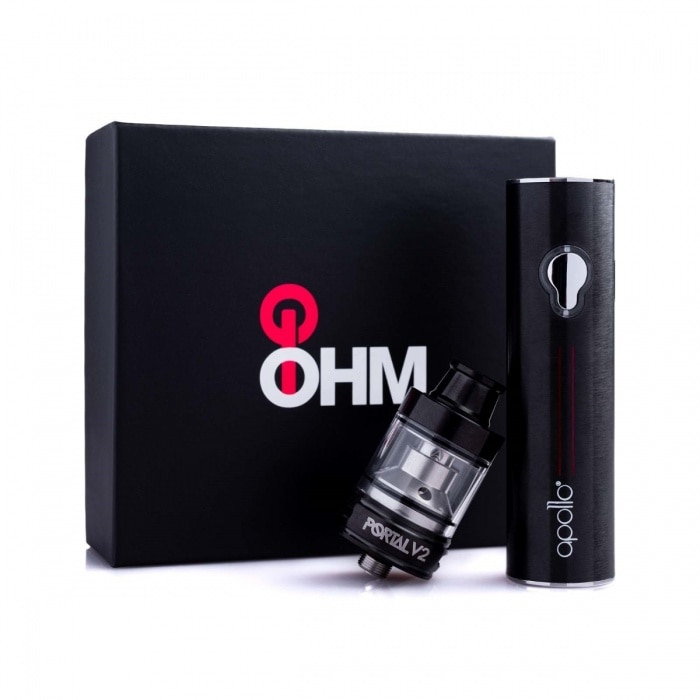 Kit Vaping Ohm Go V.2, baterie 50W si rezerva - Negru - eMAG.ro